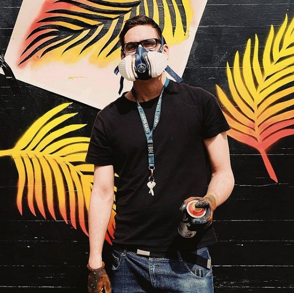 FRESQUE MURALE SUR COMMANDE - Avec l'artiste peintre et graffeur Eazy One - Genève Suisse ...