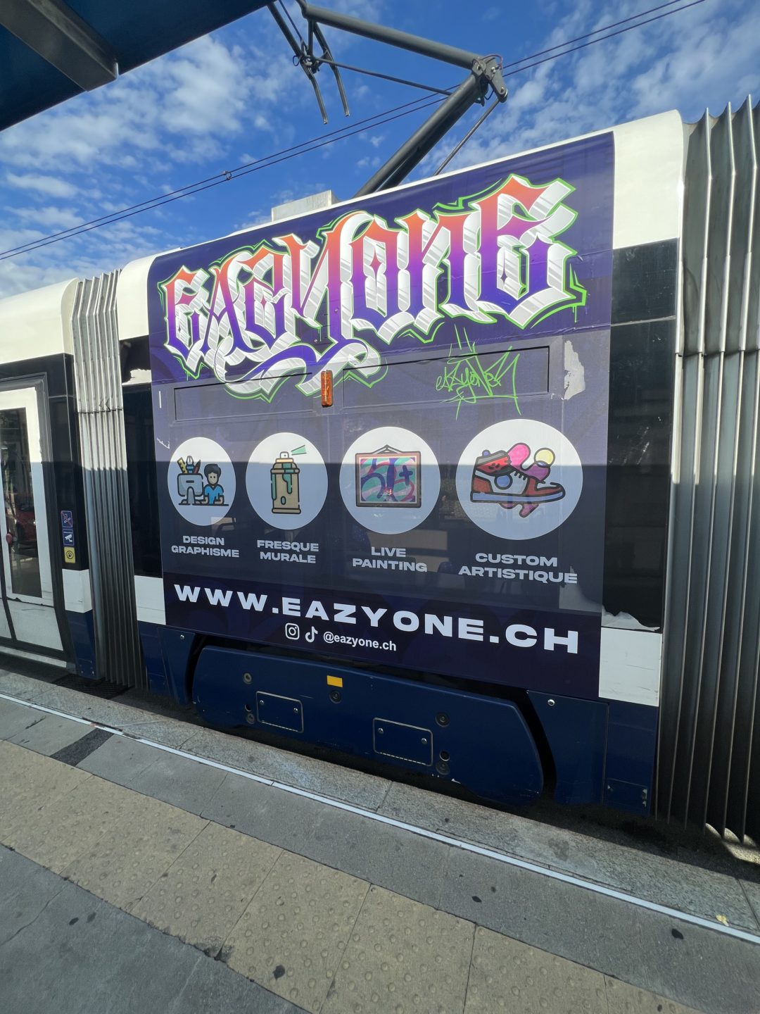 L'Essence de Votre Entreprise : Signalétique Graffiti sur Mesure par Eazy One - eazyone.ch ...