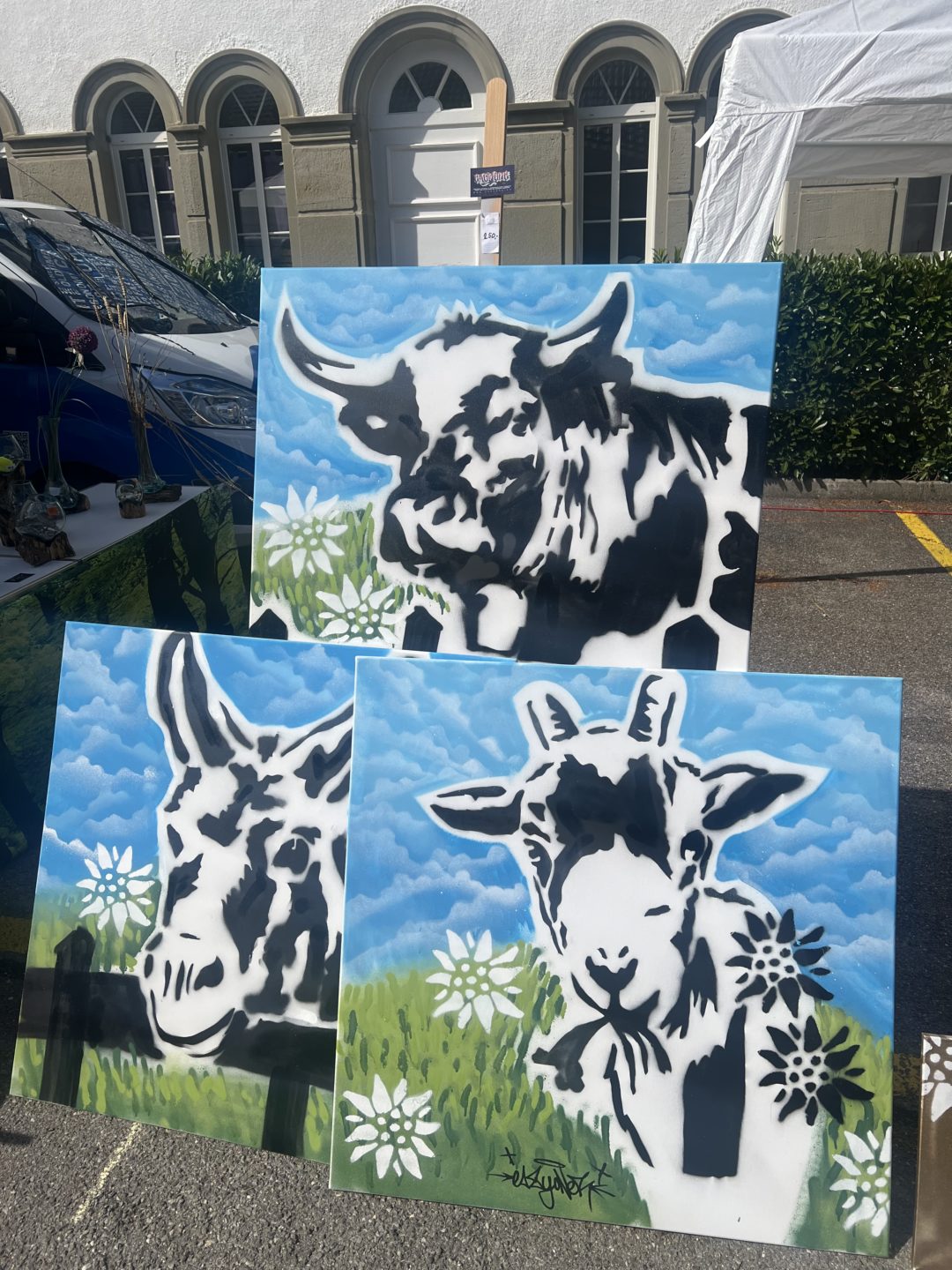 Poya Réinventée : Le Street Art au Pochoir de Eazy One à la Fête de la Bénichon - eazyone.ch ...